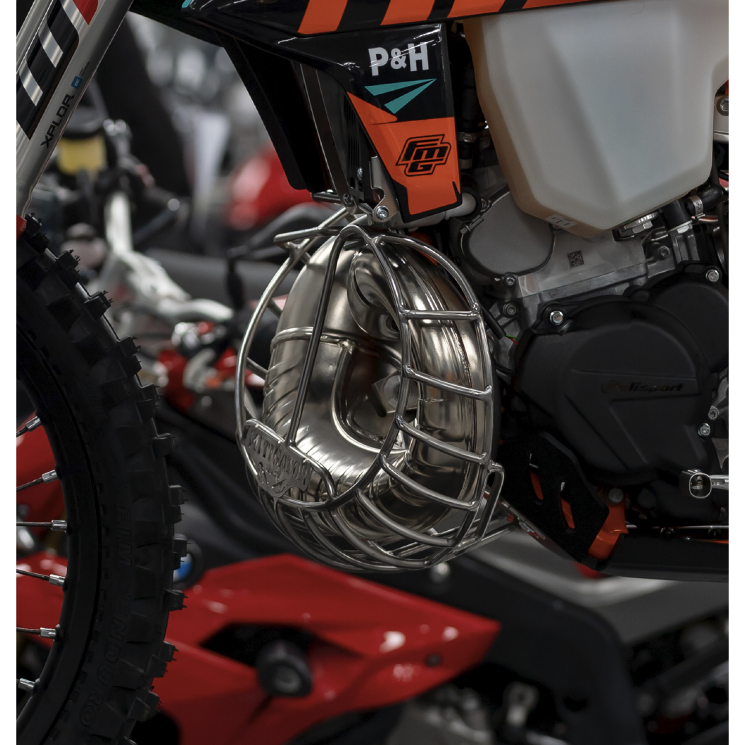 Mitigator Pipe Guard (Cage Guard) Fits Ktm (EXC/XC-W/SX/XC) 2020-2023 ...